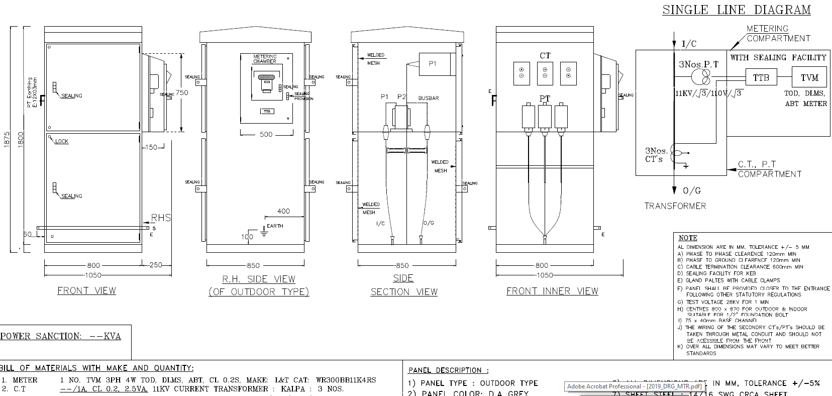 HT TARIFF METERING – Star Switchgears : Electric Control Switchgear